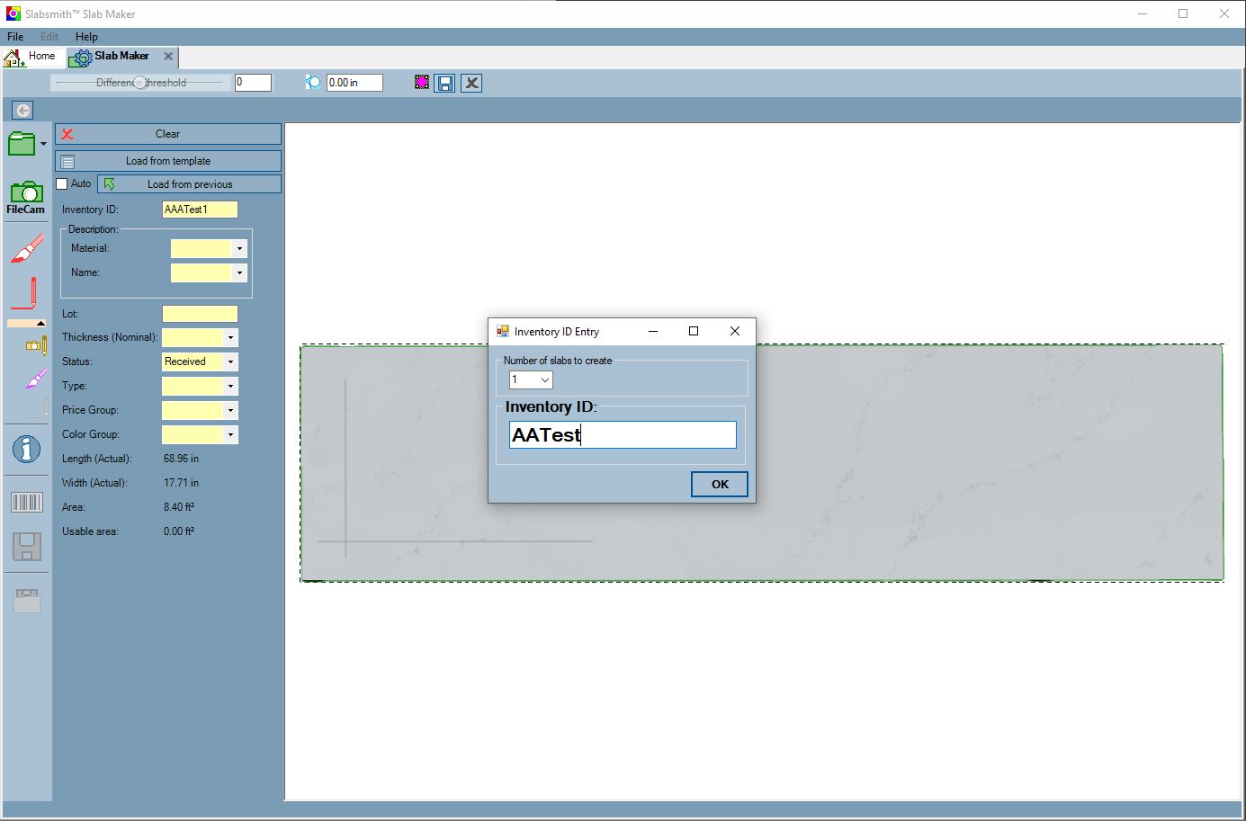 Hardware setup - Slabsmith
