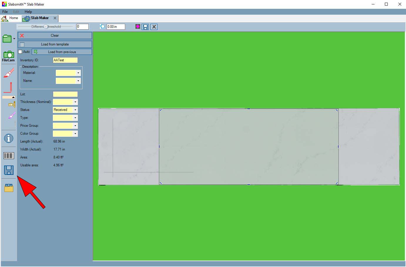 Calibration - Slabsmith